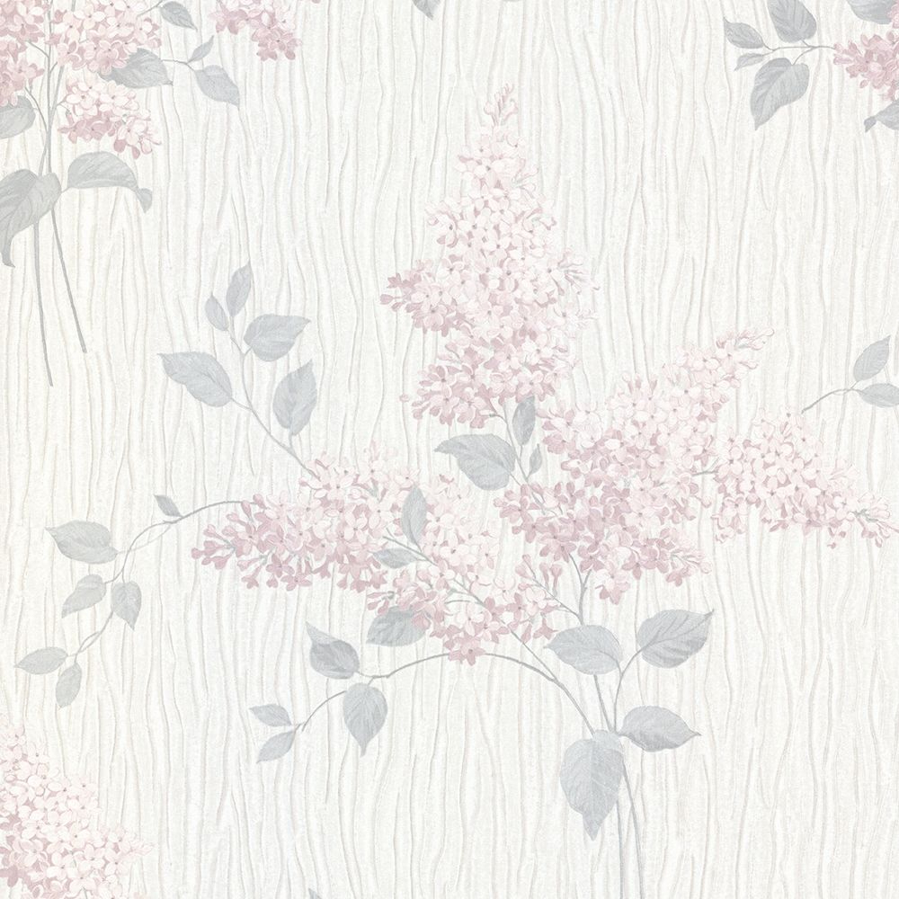 Tiffany Fiore Blush Pink Luxury Italian Vinyl Wallpaper 41310 | 41310