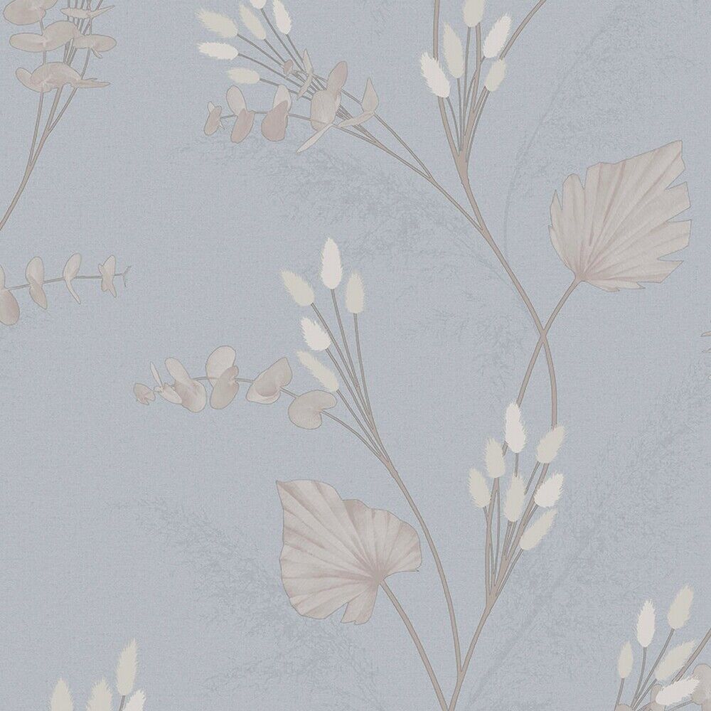 Amarante Bunny Tails Slate Blue Holden Opus Vinyl Wallpaper 36252 | 36252