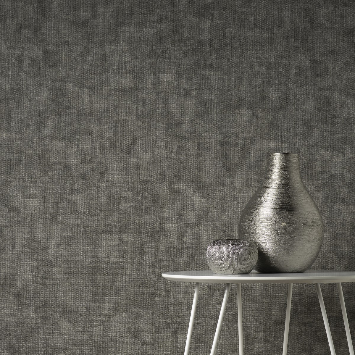 Wave Texture Milano Charcoal Heavyweight Italian Vinyl Wallpaper M95615 ...