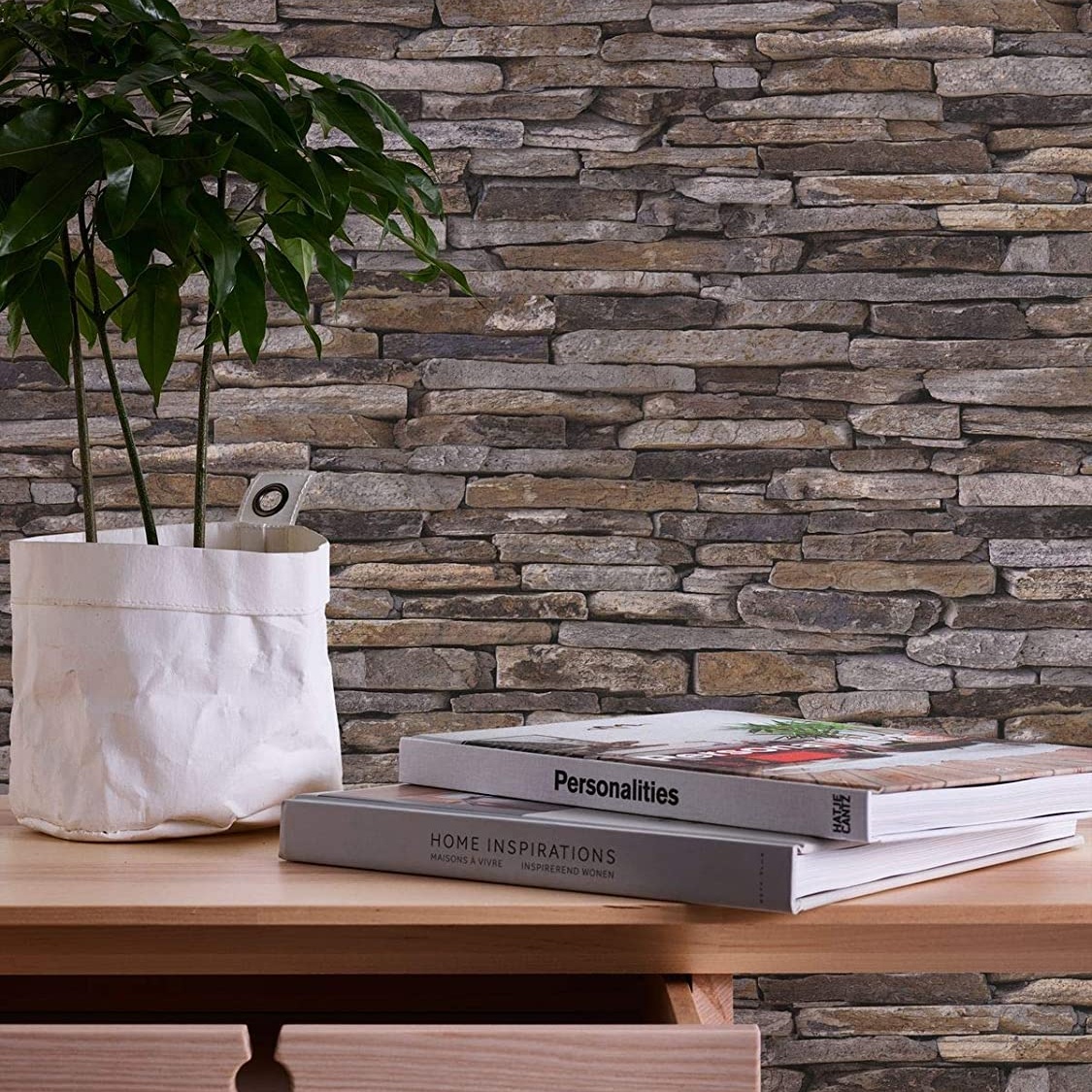 Deco World | Stone Effect Wallpaper | 9142-17