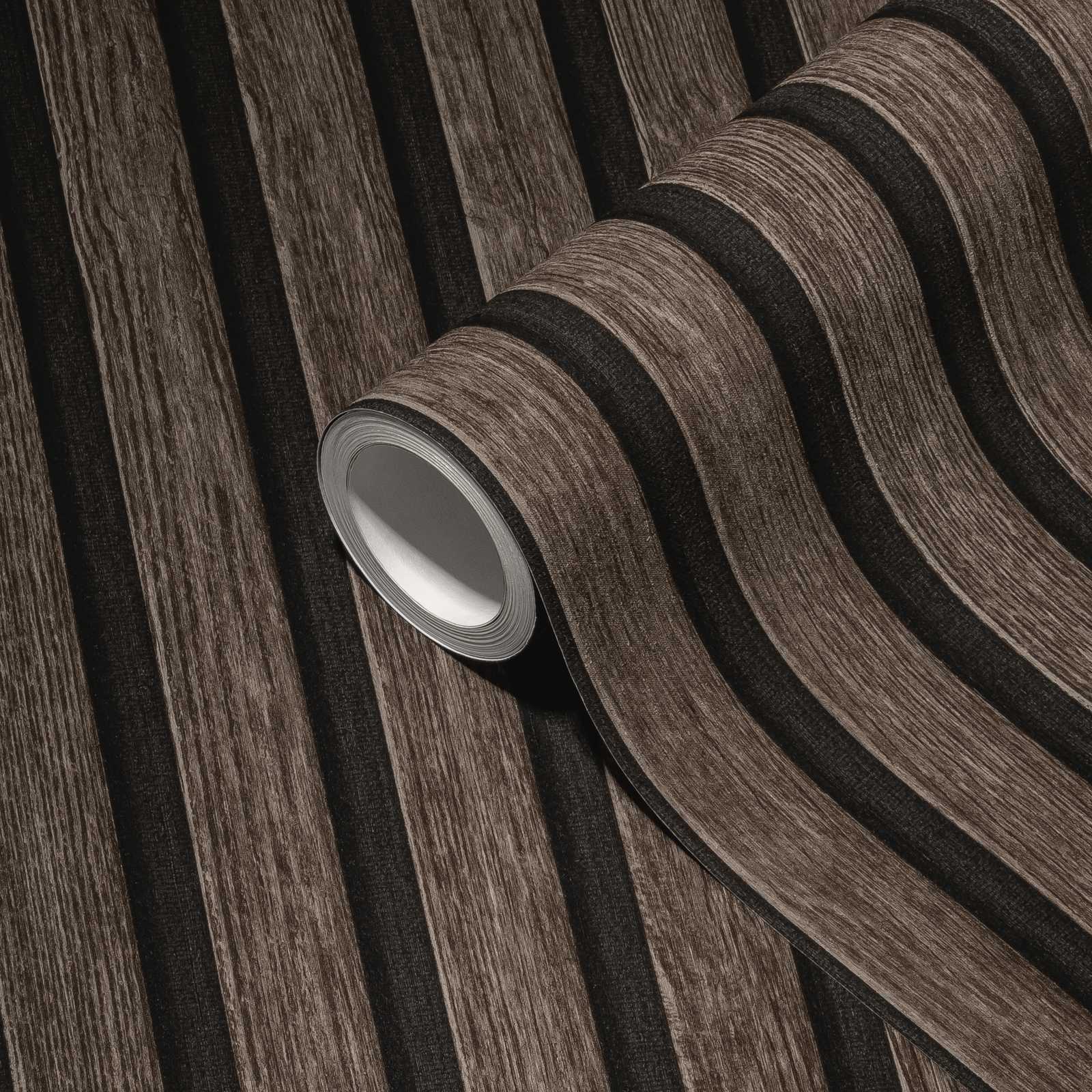 Acoustic Panels Jacobean Brown Ultra Realistic Satin Fleece Wallpaper ...
