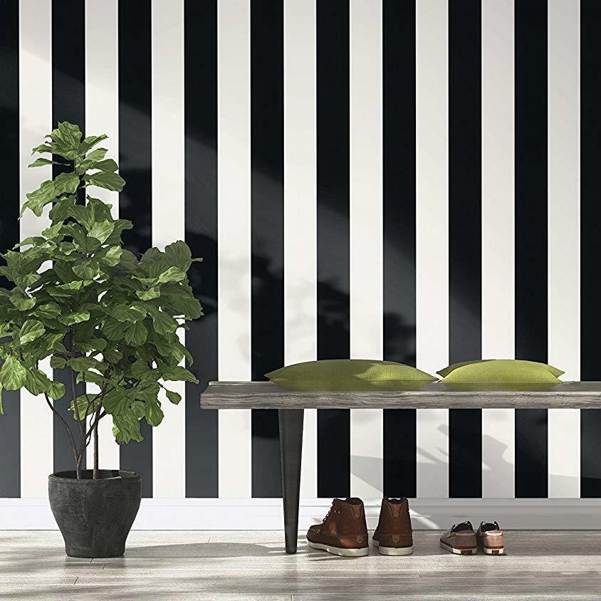 Black and White Stripe Wallpaper 286694 | 286694